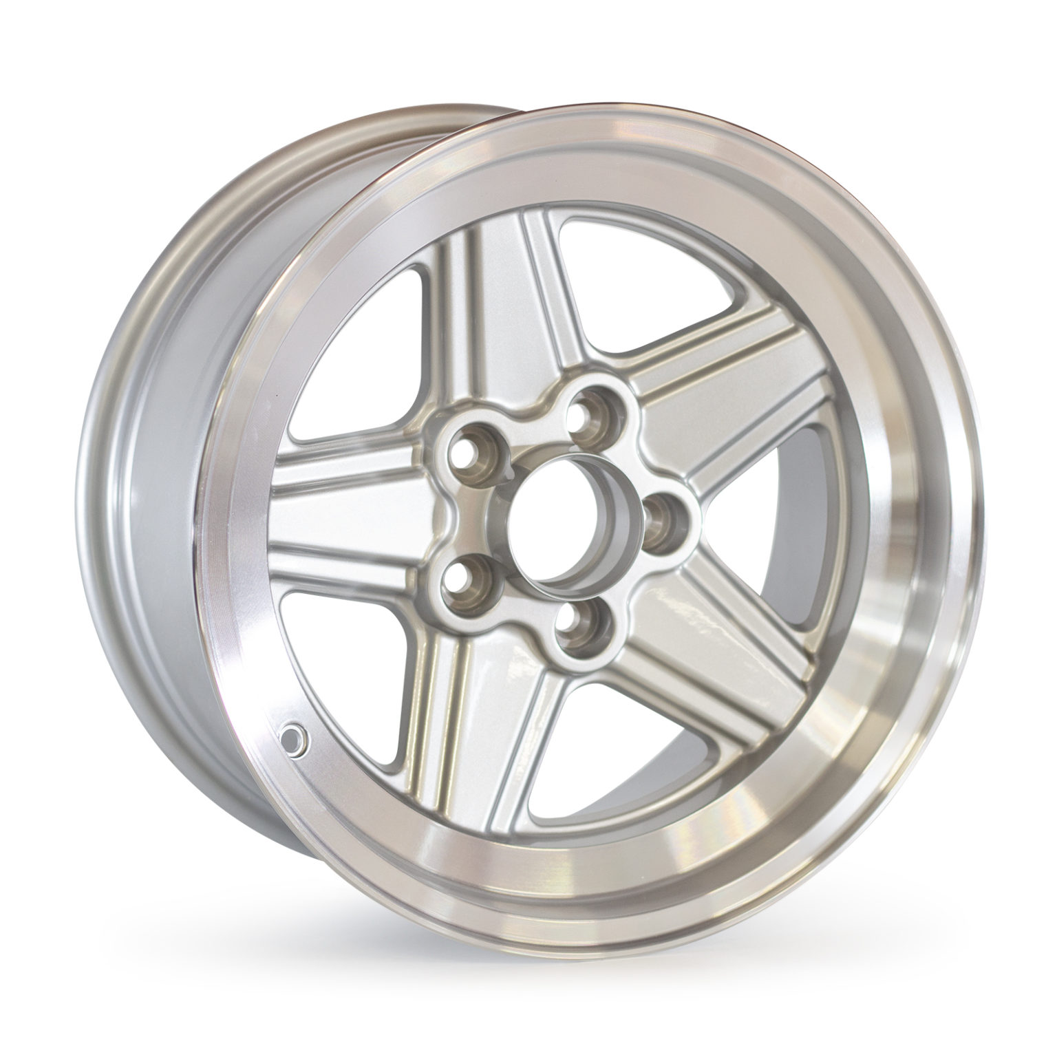 maxilite Penta Wheel 8x16 ET11 silver glossy TÜV Mercedes R107, W108 ...