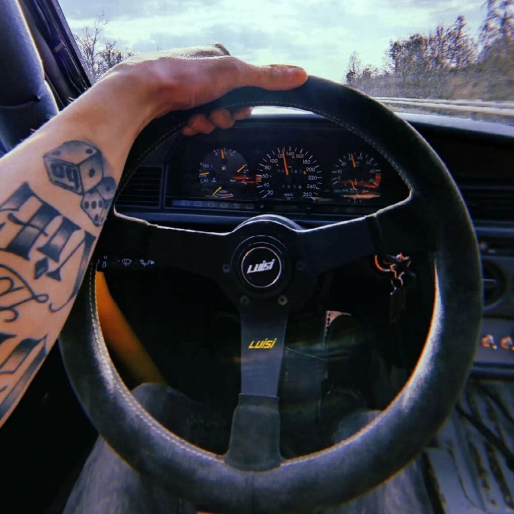 Luisi Mirage Dished steering Wheel Black - Leather or Suede - rpm-depot.de