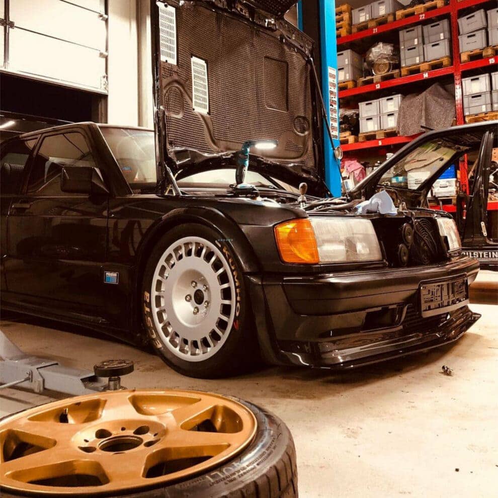 Compomotive TH1882 8x18 ET35 Motorsportfelge Mercedes Benz 190E 2.3-16 ...