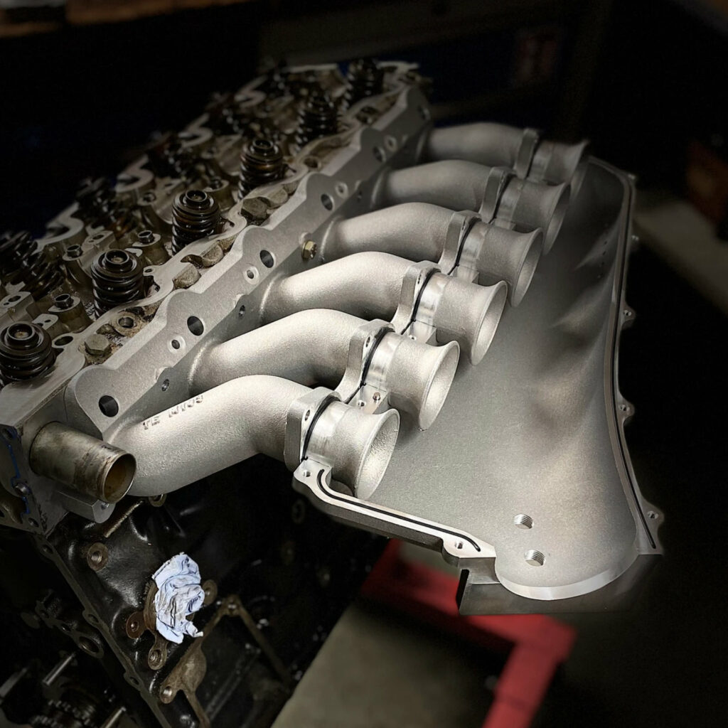 Intake Manifold M103 Turbo Mercedes 190E W201 W124 Cast Aluminum - rpm ...
