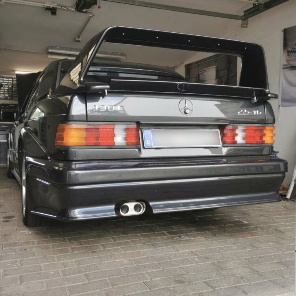 Performance Complete Exhaust System Mercedes W201 190E 16V 2.5-16 Evo ...